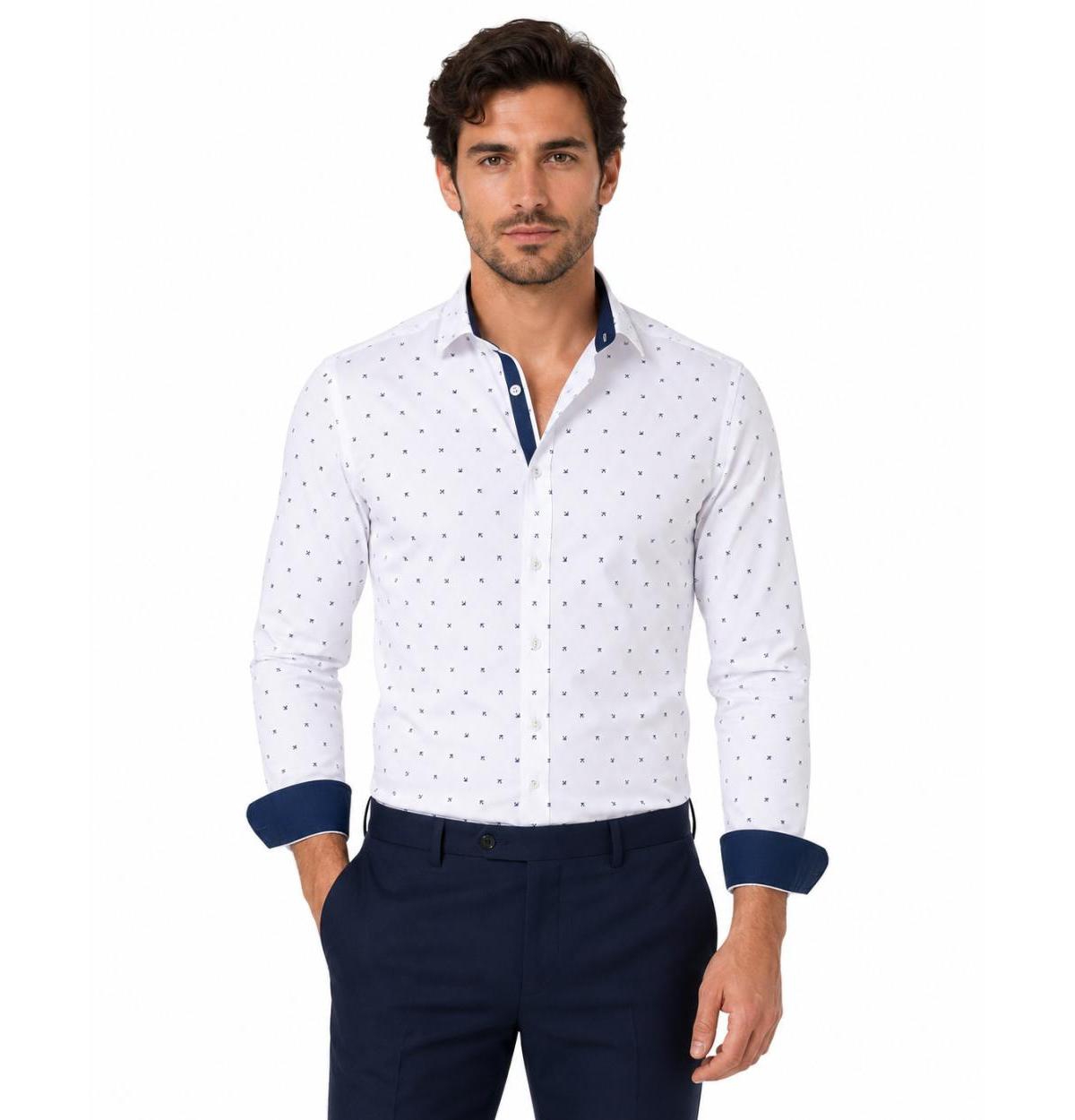 Click here for Elie Balleh Mens Slim Fit Stylish Button-Down Shir... prices