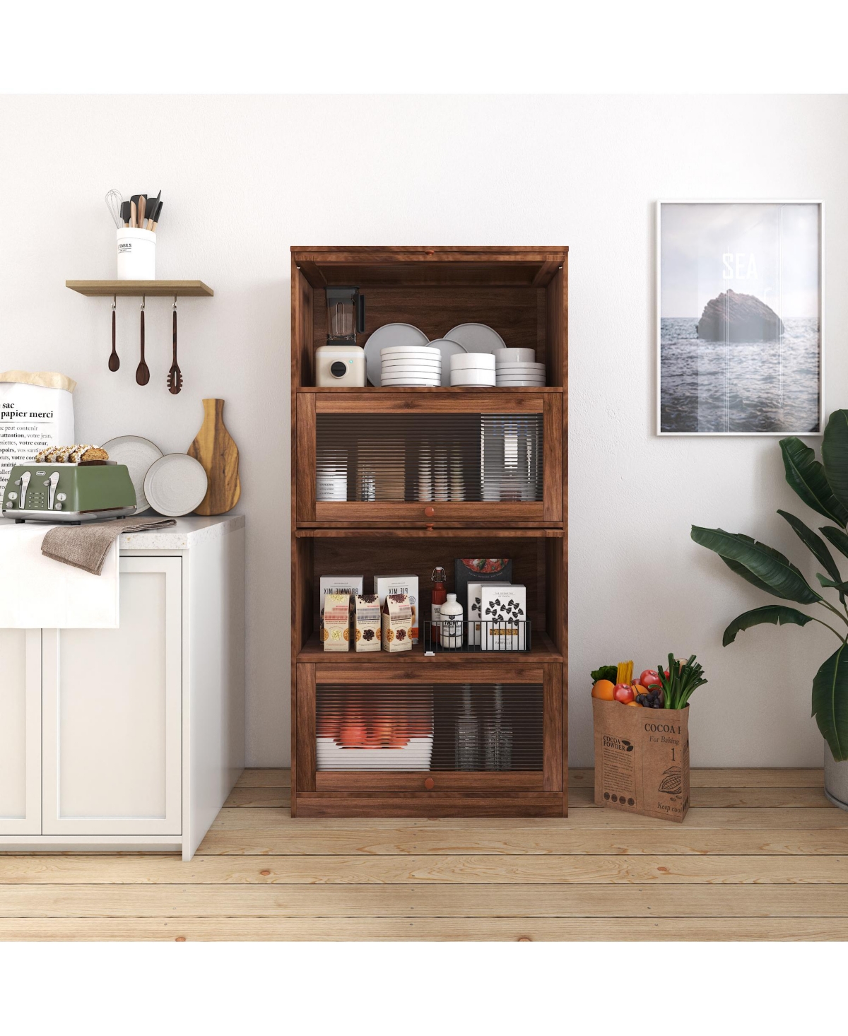 Click here for Flynama Contemporary Closed Back Glass Door Dustpr... prices