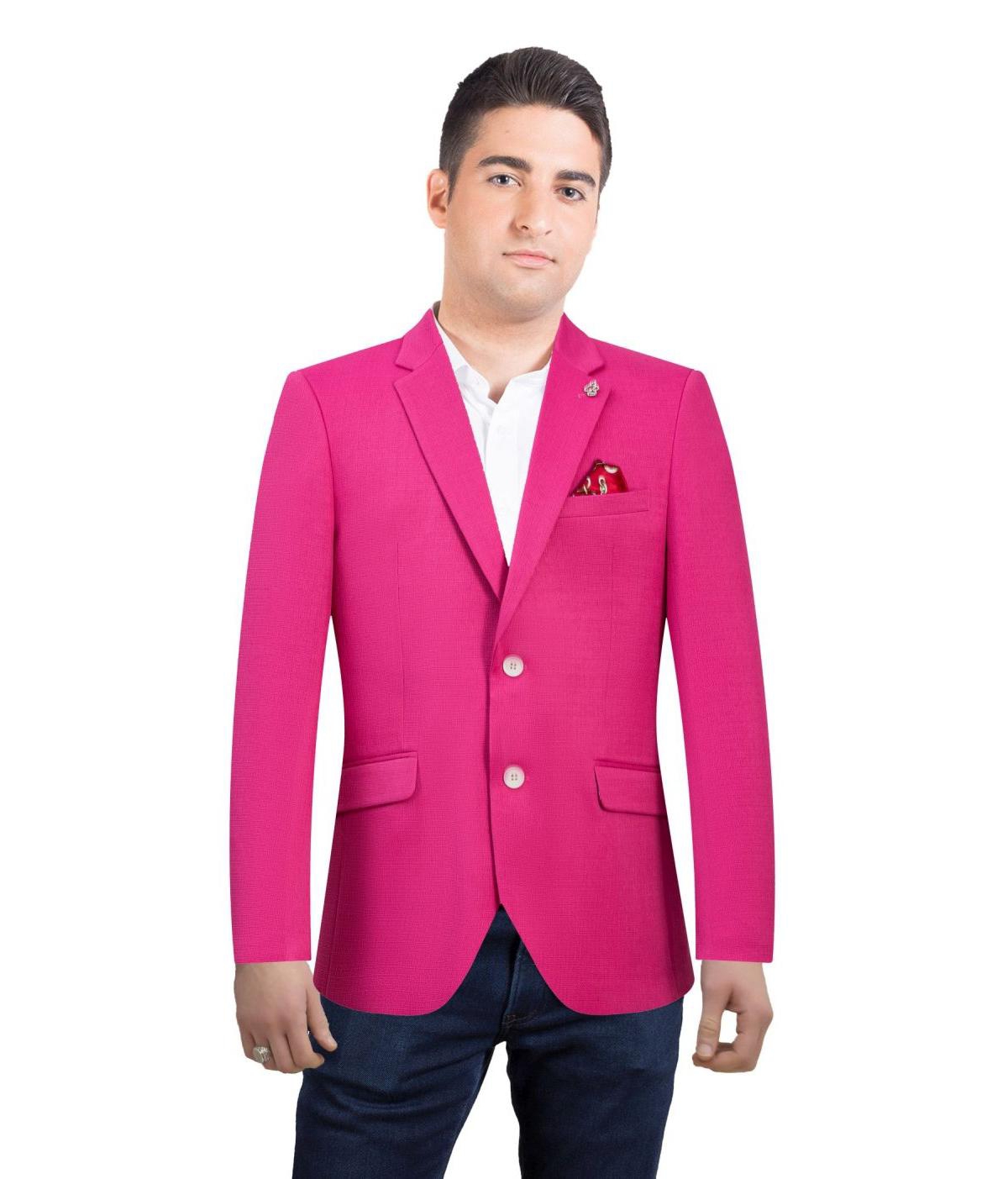 Click here for Elie Balleh Mens Slim Fit Solid Blazer Sports Coat... prices