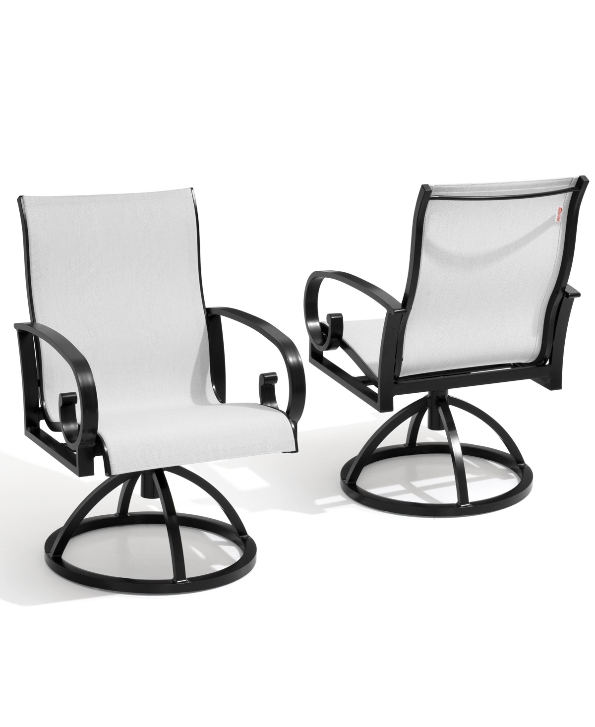Click here for Pellebant Outdoor Aluminum Patio Swivel Dining Cha... prices