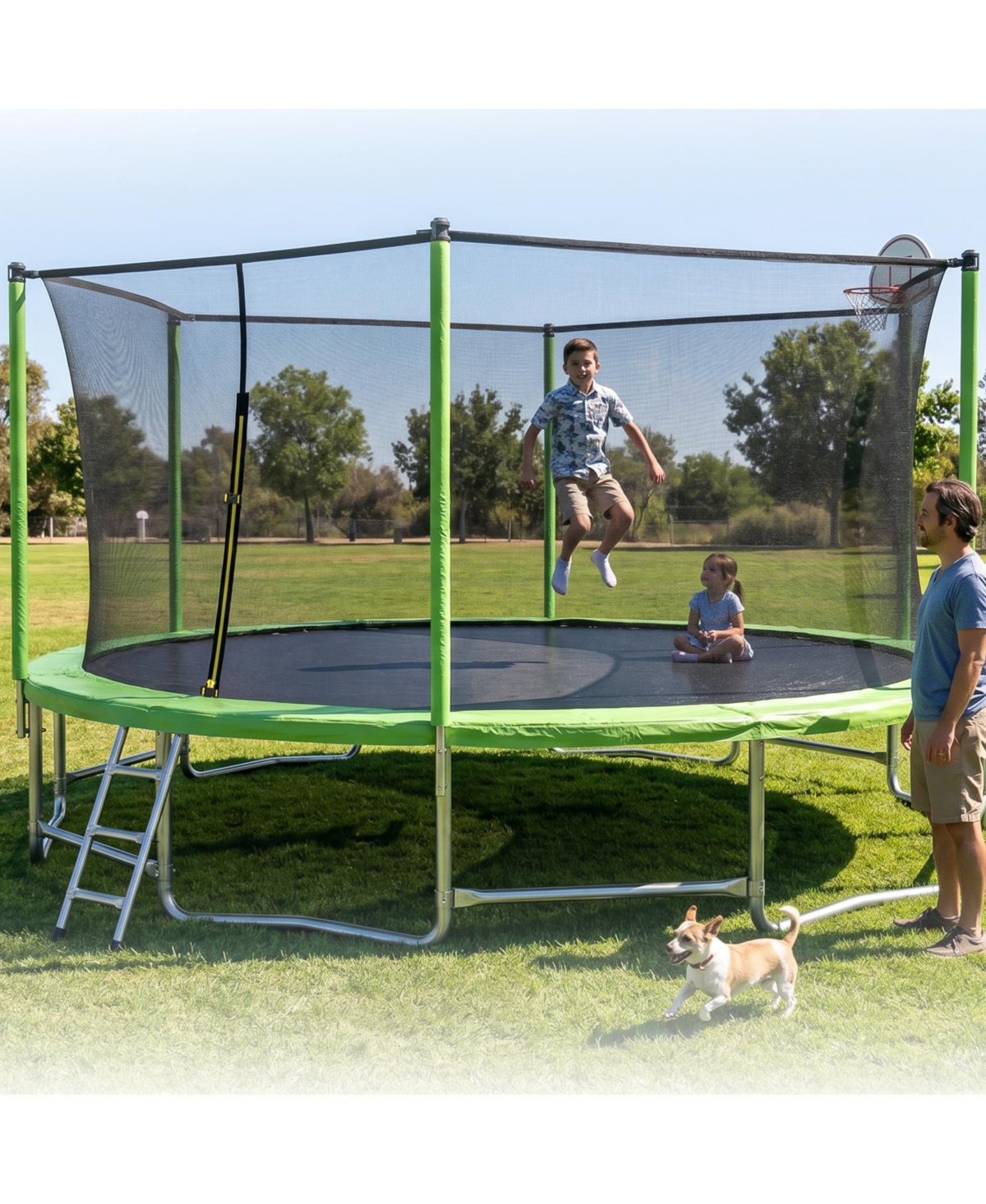Click here for Zeny Upgraded Classic Trampoline with Balance Bar... prices