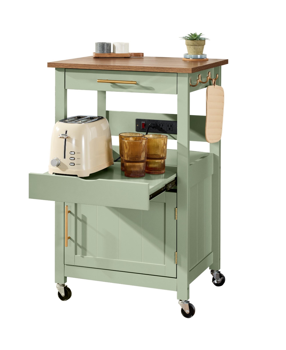 Click here for Best Choice Products Rolling Kitchen Island Cart... prices