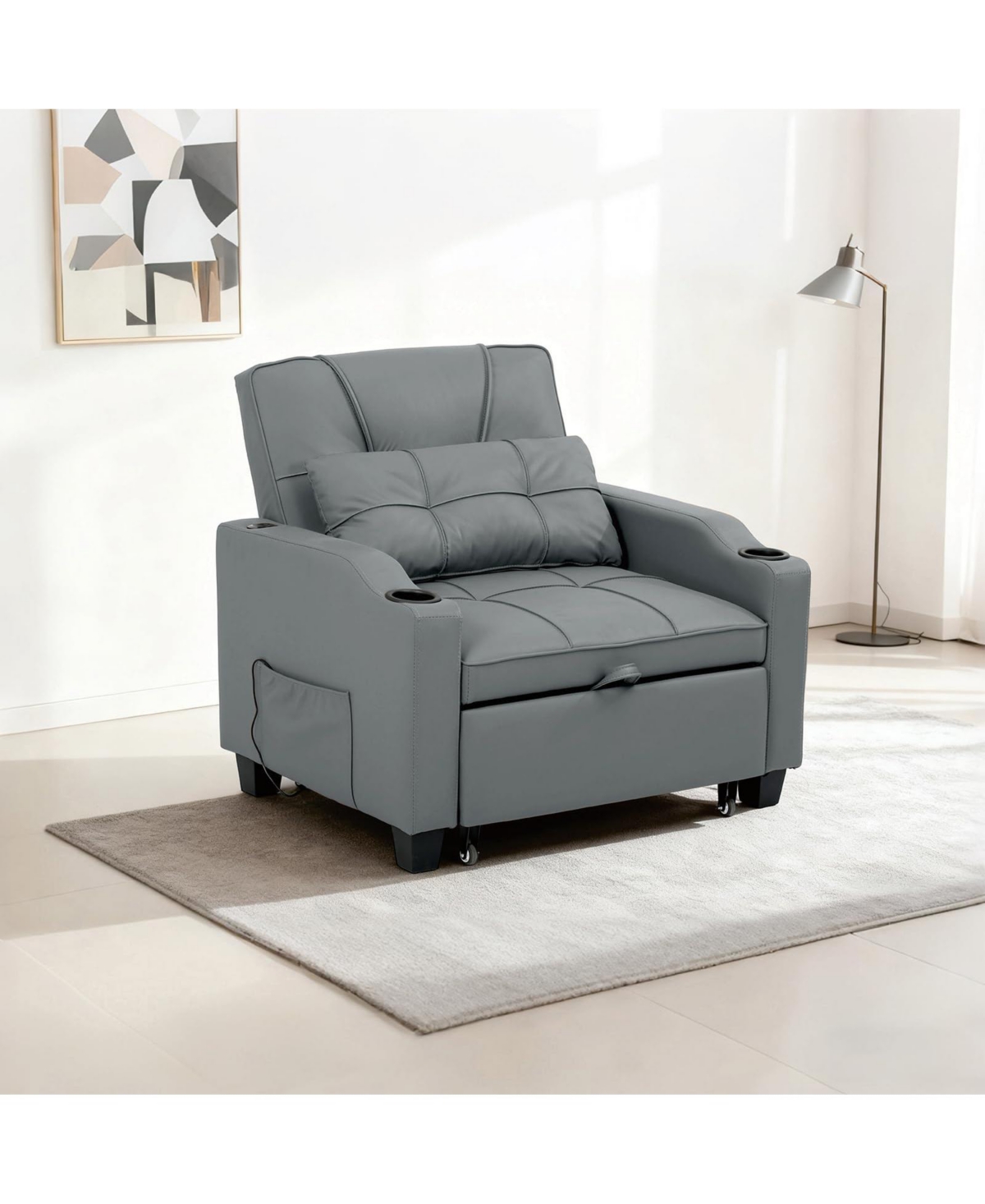 Click here for gaomon Convertible Sleeper Sofa Chair  Pull Out Be... prices