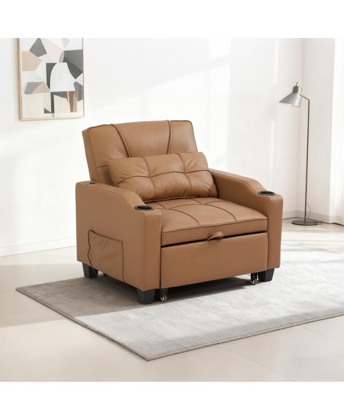 Click here for gaomon Convertible Sleeper Sofa Chair  Pull Out Be... prices