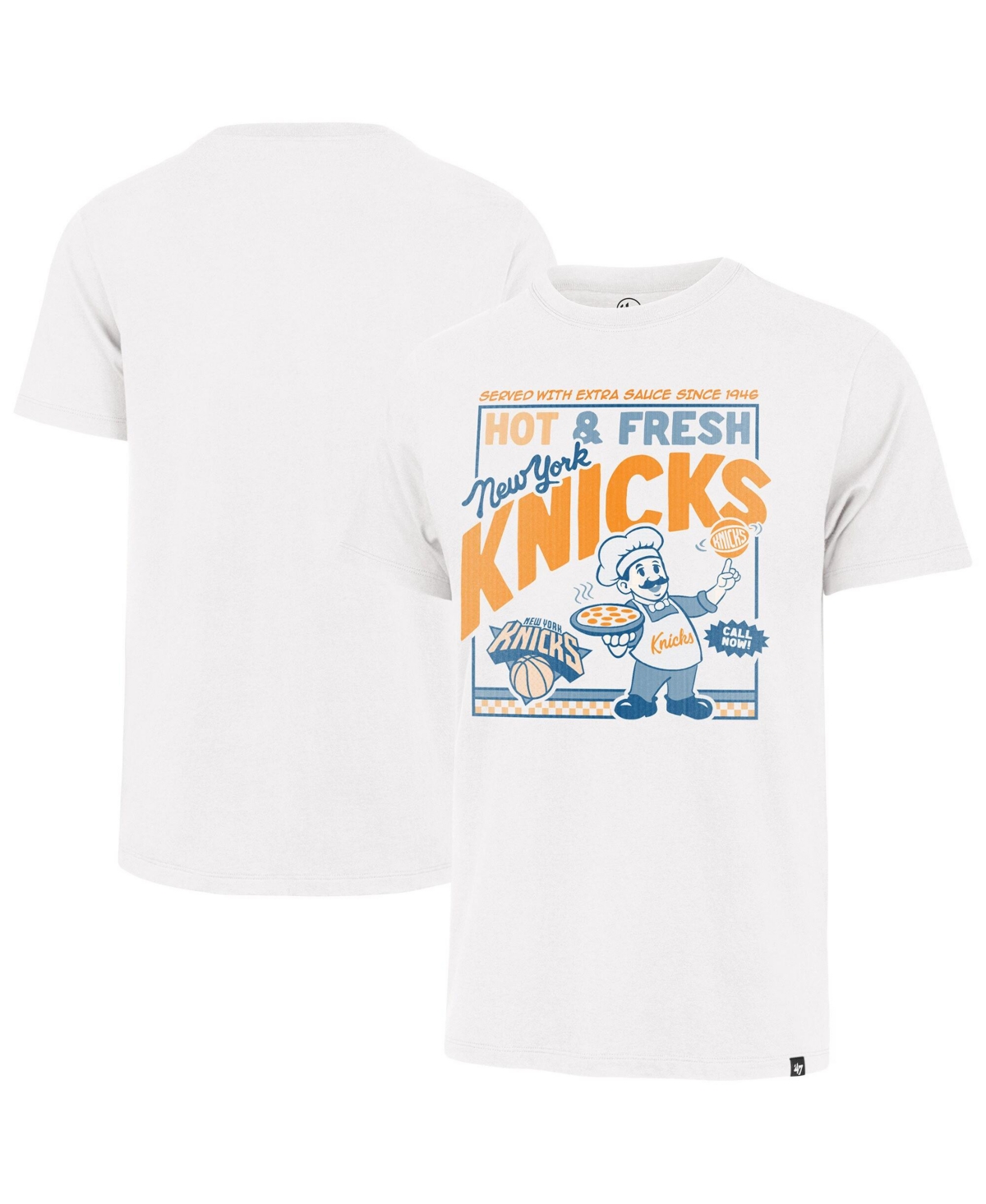 Click here for Profile Mens White New York Knicks Big & Tall Pizz... prices