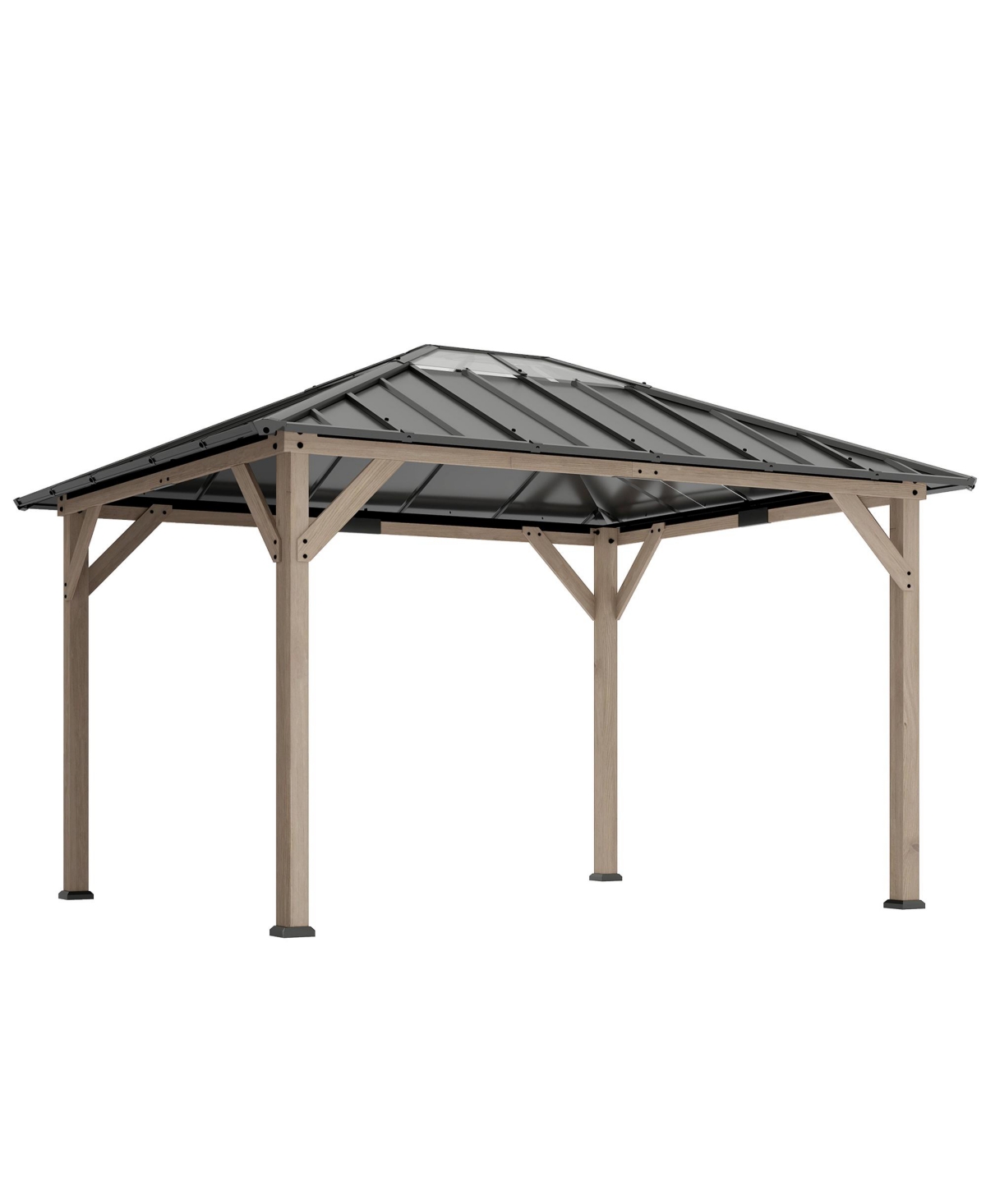Click here for Outsunny 10x12 Hardtop Gazebo with Steel Roof  UPF... prices