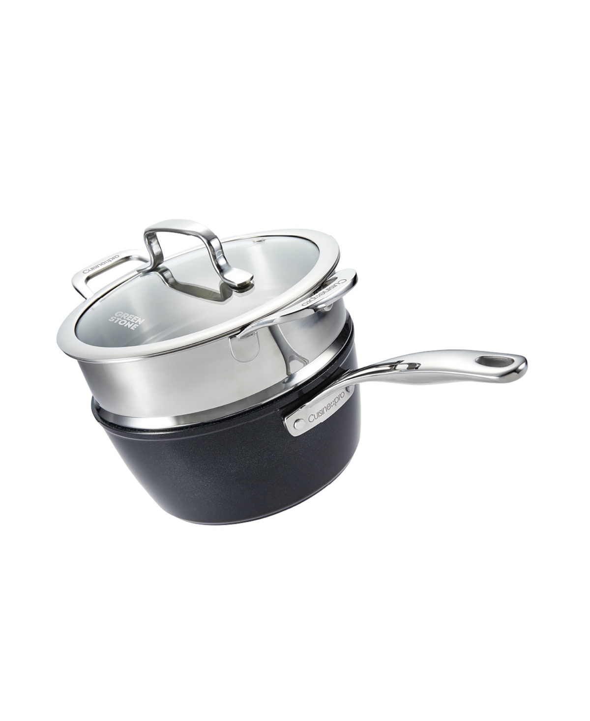 Click here for Cuisine::pro Green Stone Aluminum 2.4-Quart Saucep... prices