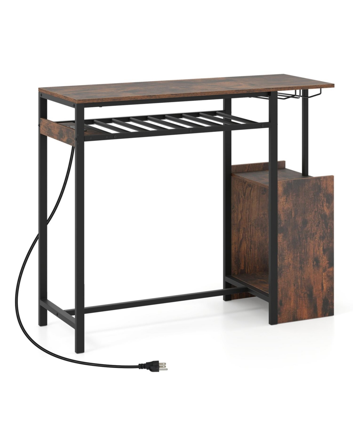 Click here for Slickblue Rectangular Bar Table with Power Outlets... prices