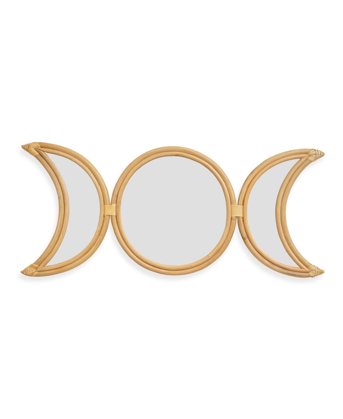 Click here for The Artisan & Company  Rattan Crescent Moon Mirror... prices