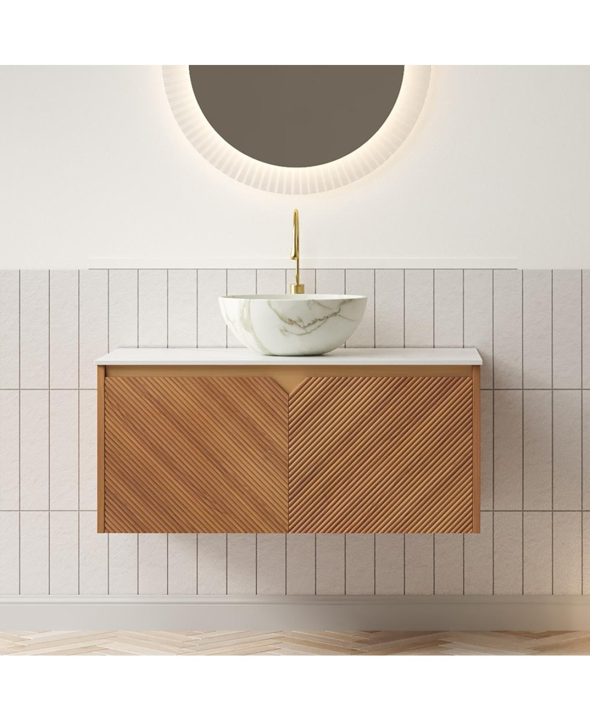 Click here for Sillysis Floating Bathroom Vanity with Ceramic Ves... prices