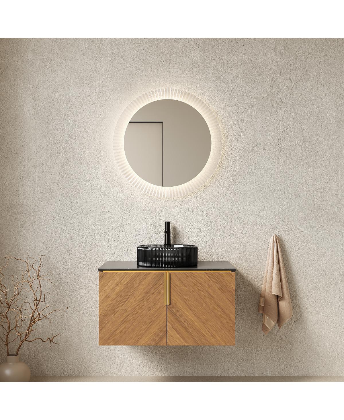 Click here for Sillysis Bathroom Vanity Cabinet with Glass Vessel... prices