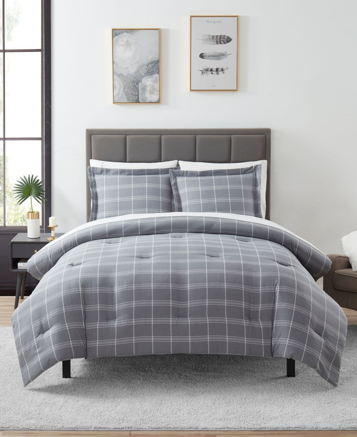 Click here for Sweet Home Collection Chambray Weave 7-Piece Comfo... prices