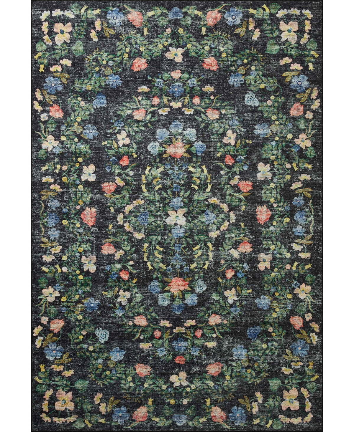 Click here for Rifle Paper Co Palais Pal-05 39 x 59 Area Rug - Bl... prices