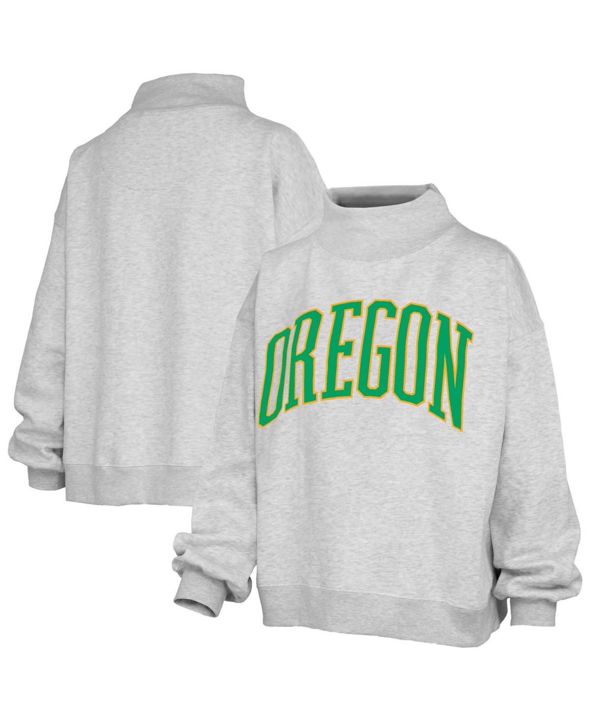 Click here for Pressbox Womens Ash Oregon Ducks Oversized Nelson... prices