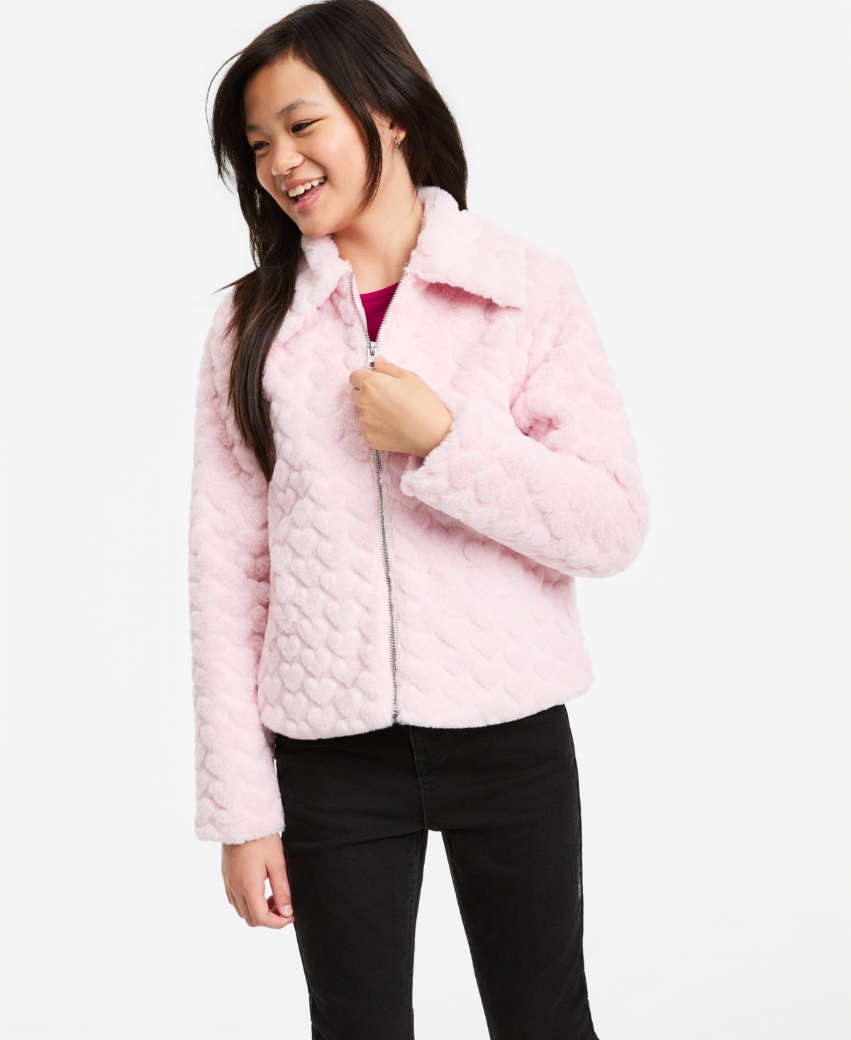Click here for Epic Threads Girls Xs-xl Heart Faux-Fur Jacket  Ma... prices