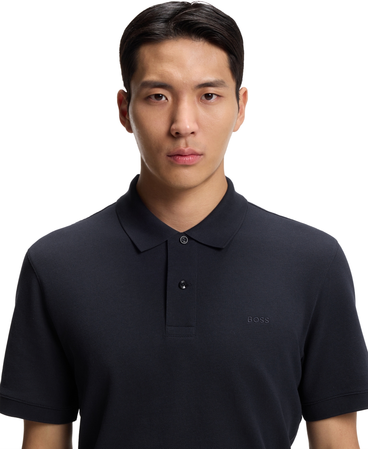 Click here for Boss by Hugo Boss Mens Cotton Pique Embroidered Lo... prices