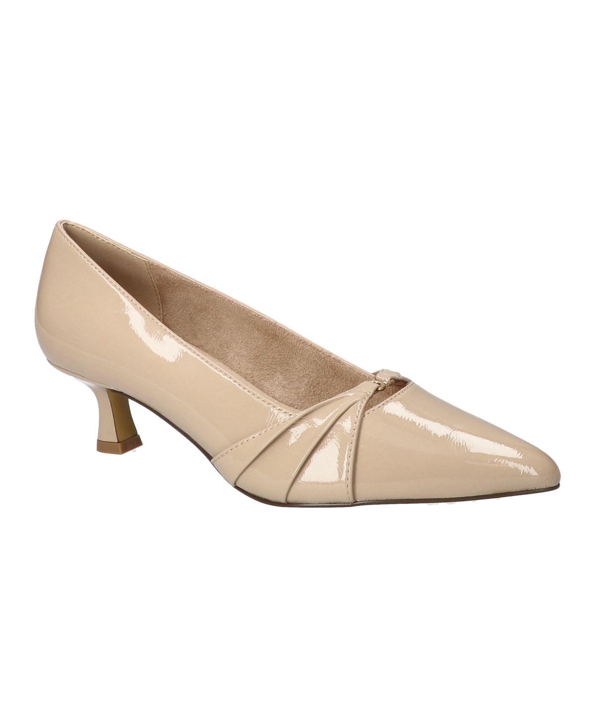 Click here for Bella Vita Womens Ziggy Slip-On Pumps - Nude Paten... prices