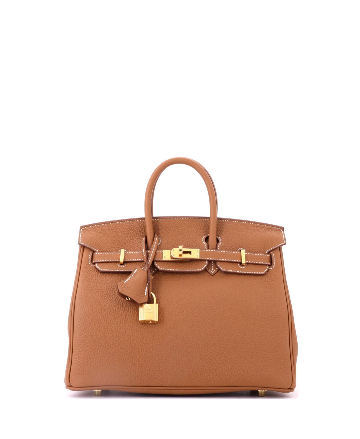 Click here for Pre-Owned HERMES Birkin 25 Handbag Brown Togo with... prices