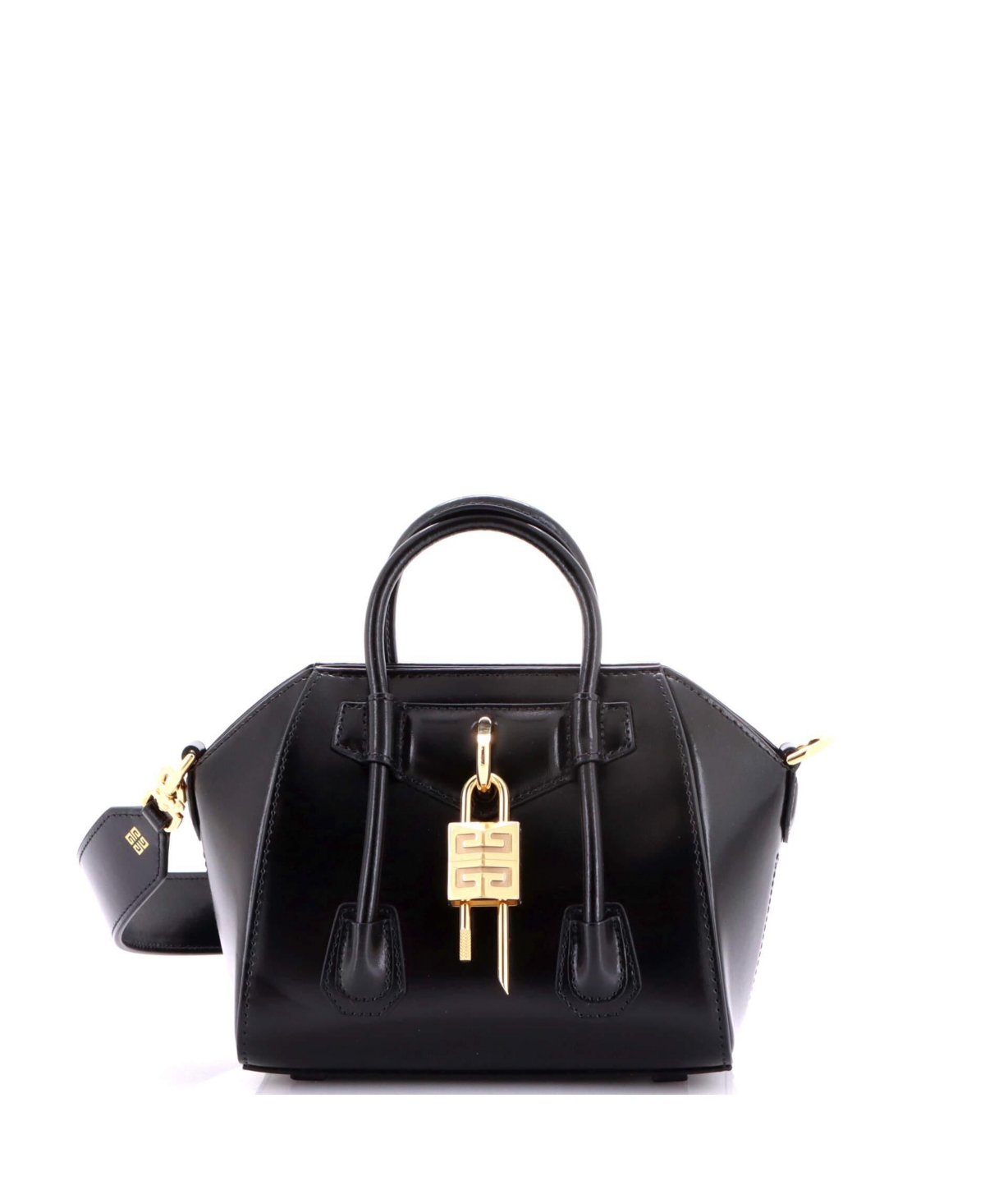 Click here for Pre-Owned Givenchy Mini Antigona Lock Bag Leather... prices