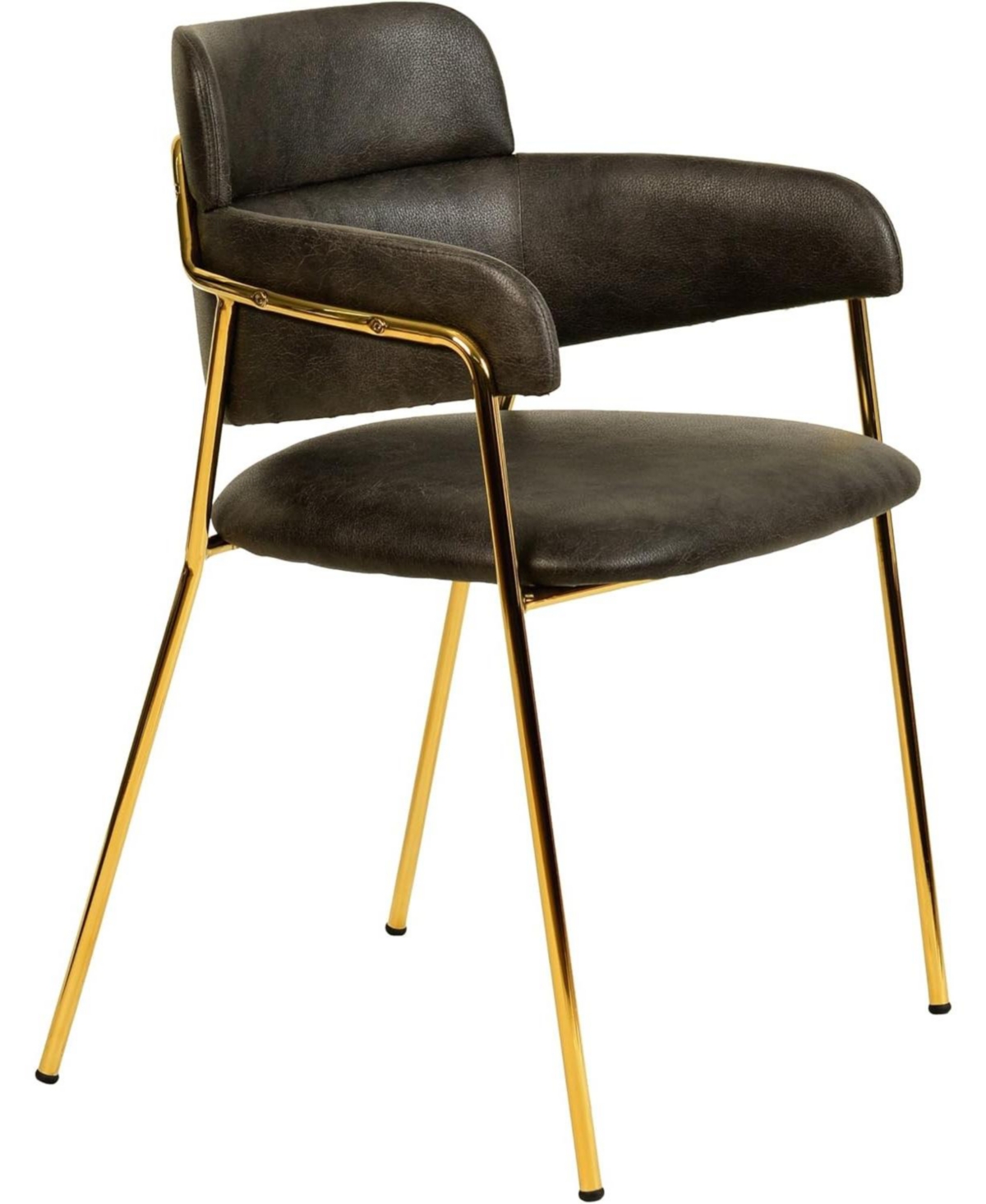 Click here for LeisureMod Axis Dining Chair  Velvet Upholstery wi... prices