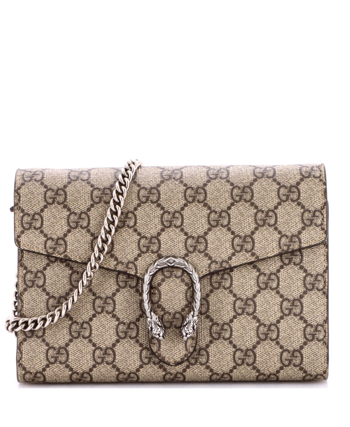 Click here for Pre-Owned Gucci Small Dionysus Chain Wallet Gg Coa... prices