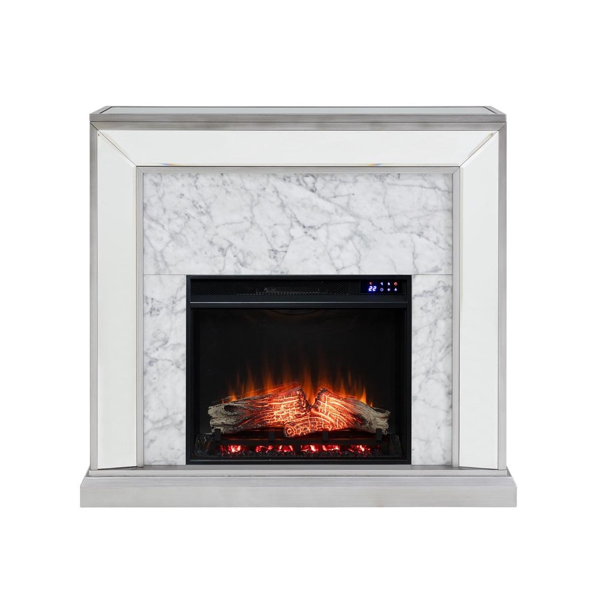 Click here for Augusta Home Trandling Mirrored Electric Fireplace... prices
