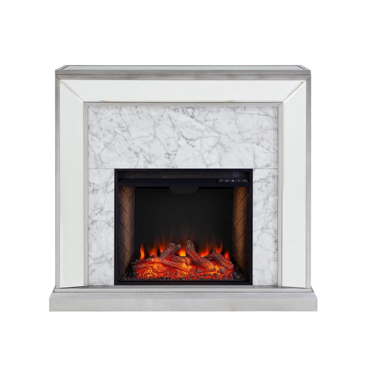 Click here for Augusta Home Trandling Mirrored Electric Fireplace... prices