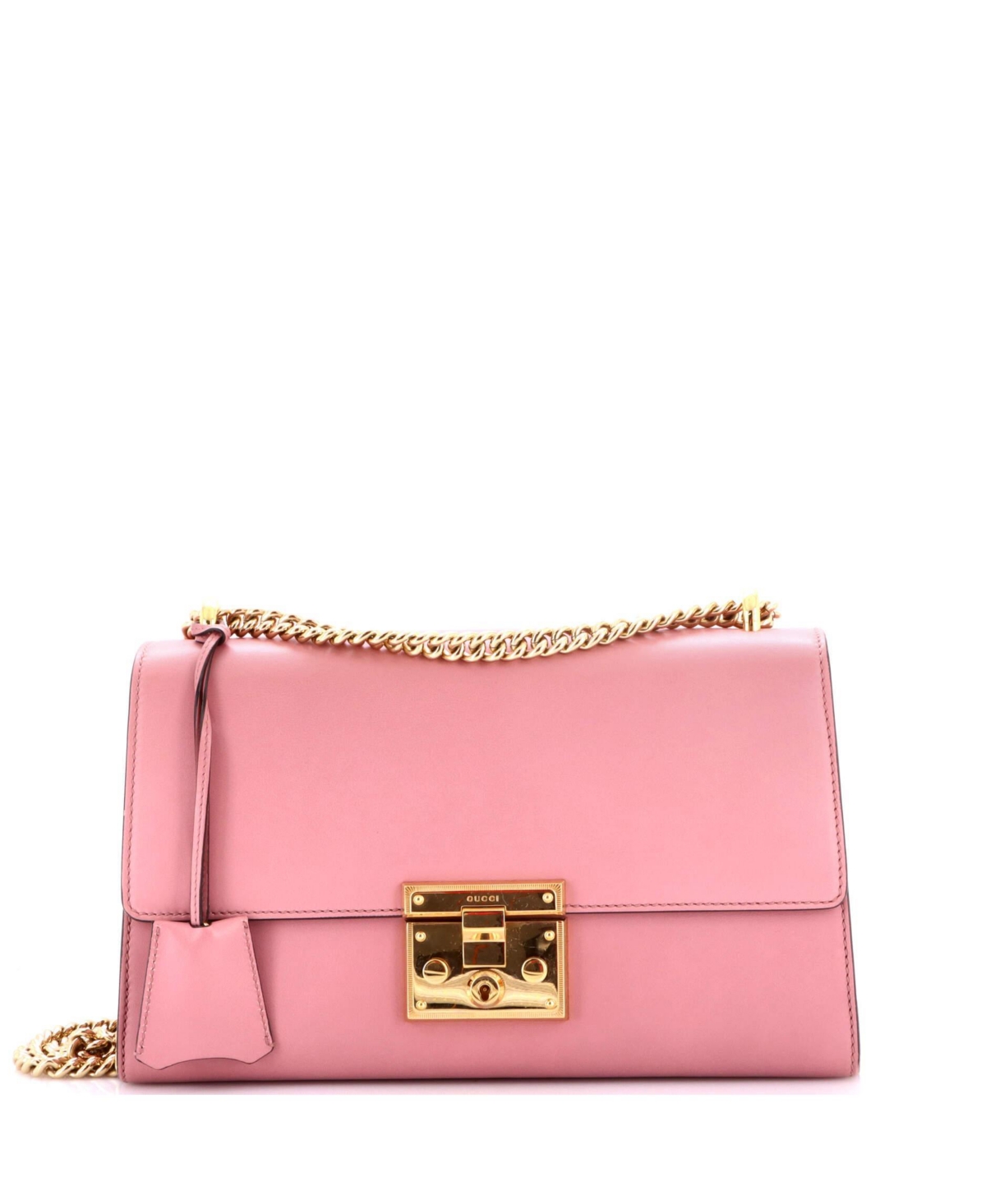 Click here for Pre-Owned Gucci Medium Padlock Shoulder Bag Leathe... prices
