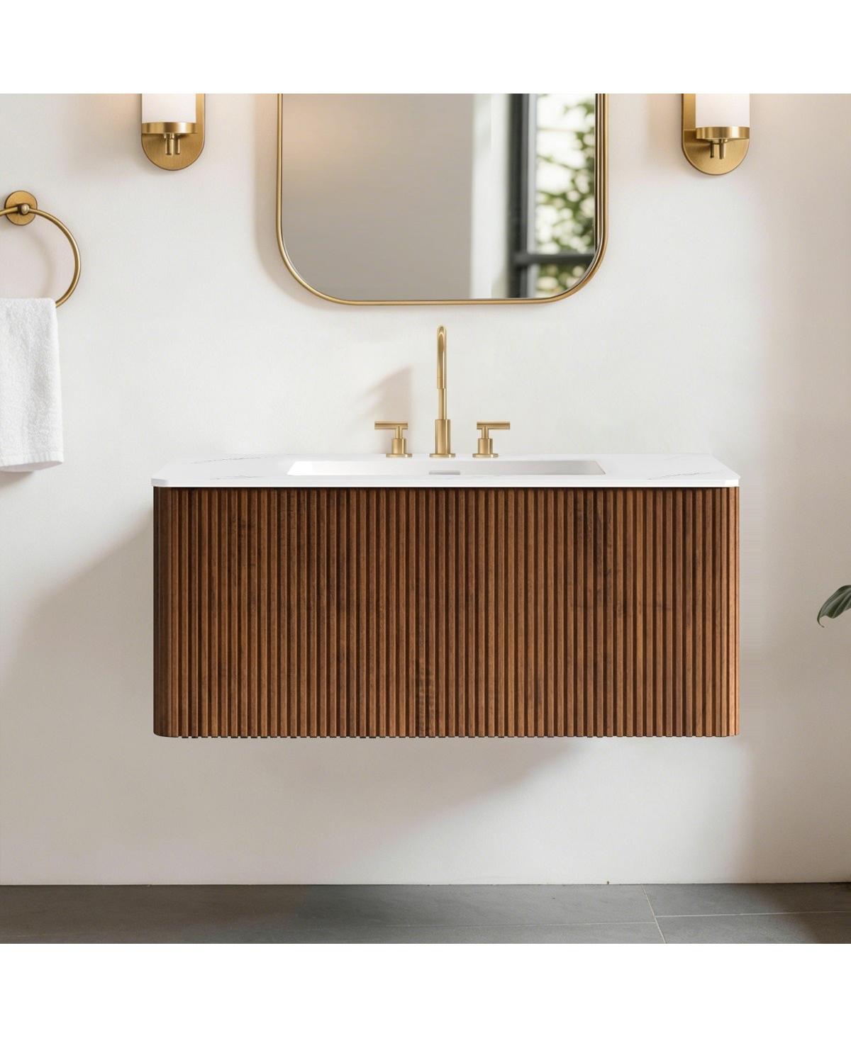 Click here for Sillysis 30 Modern Wall Mounted Bathroom Vanity wi... prices