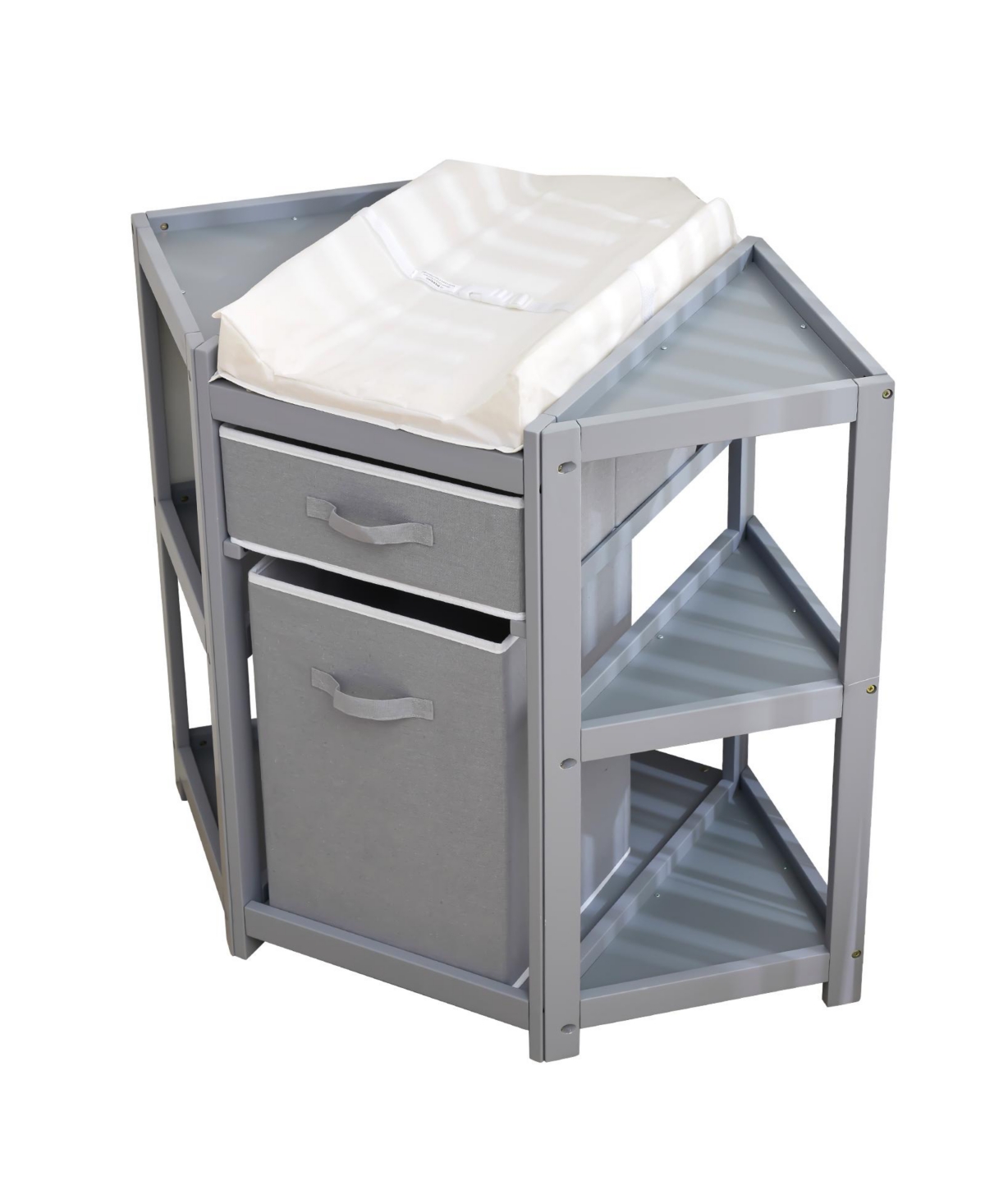 Click here for gaomon Corner Baby Changing Table with Drawer Laun... prices