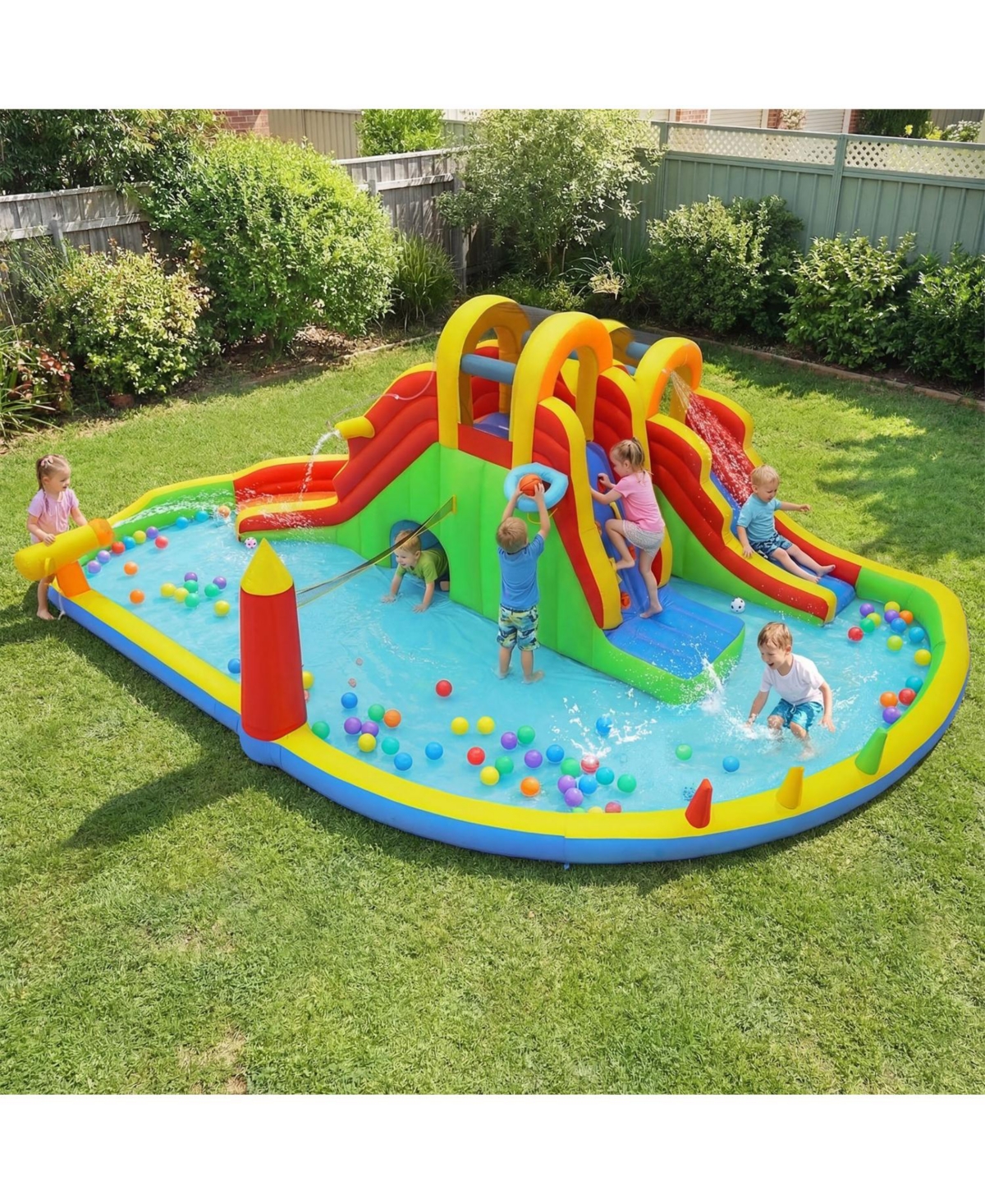 Click here for Hongge Inflatable Water Slide Park 2 Slides and Cl... prices