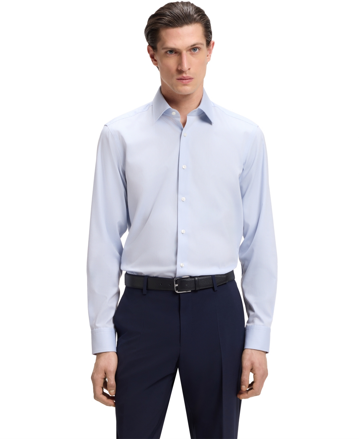 Click here for Boss by Hugo Boss Mens Easy-Iron Stretch-Cotton Do... prices