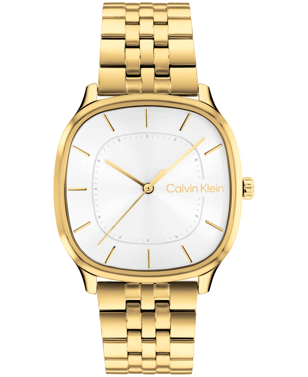 Click here for Calvin Klein Mens Ck Shape Gold-Tone Stainless Ste... prices