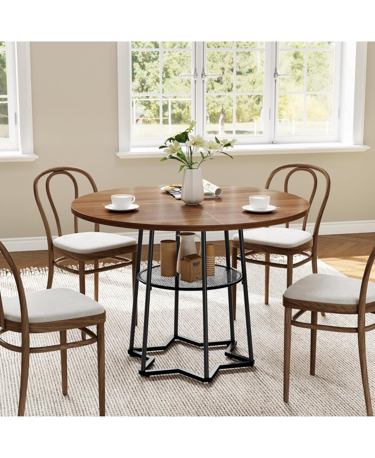 Click here for gaomon Kitchen Table Round Dining Table for Dining... prices