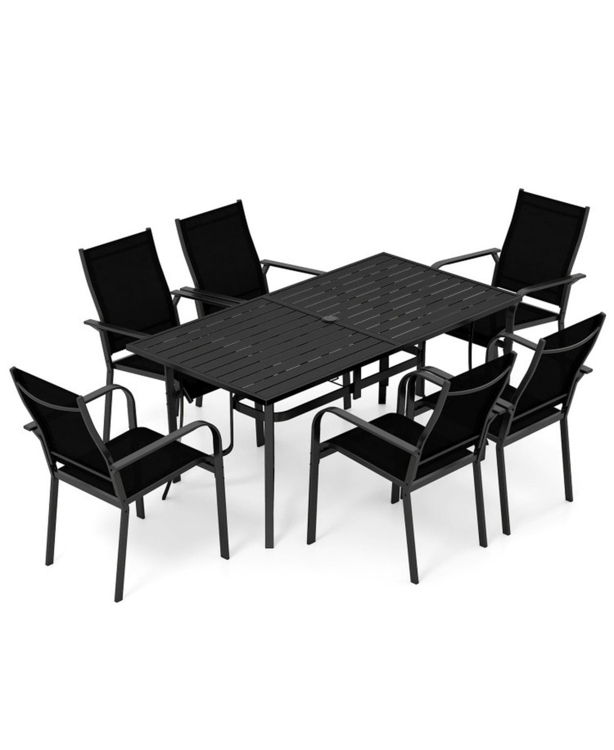 Click here for Gouun 7-Piece Patio Dining Set for 6 with Rectangu... prices