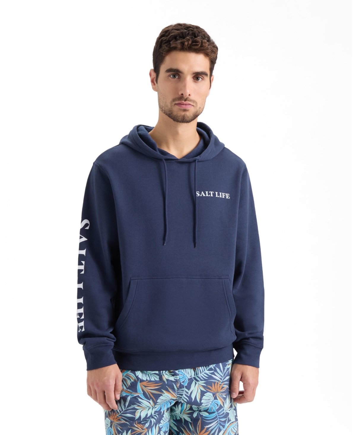 Click here for Salt Life Mens United We Fish Hoodie - Navy prices