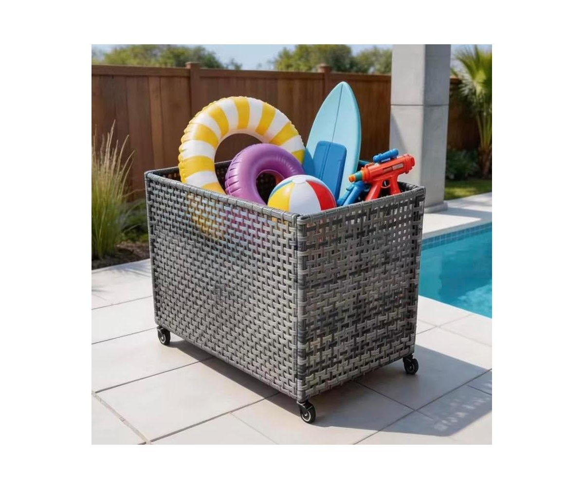Click here for gaomon Poolside Rattan Storage Organizer  Pool Flo... prices