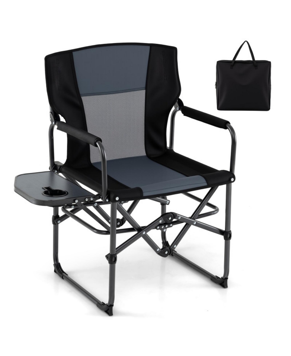 Click here for Sugift Folding Camping Chair with Flip-Up Side Tab... prices