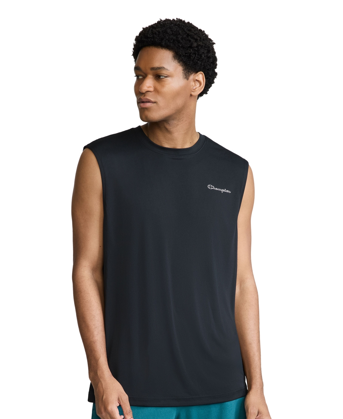 Click here for Champion Mens Script Sport Muscle Crewneck Tank To... prices