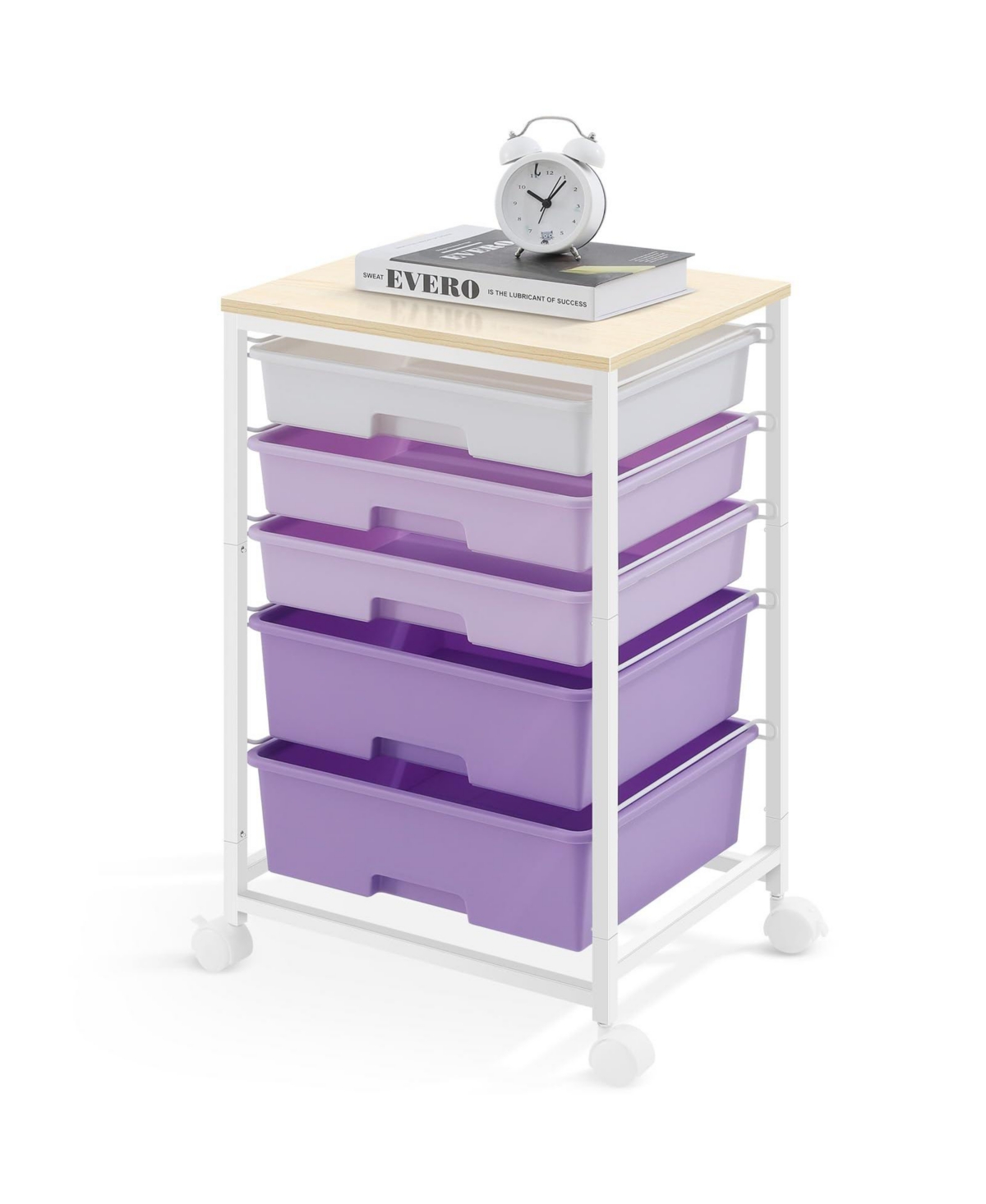 Click here for Xdovet Rolling Utility Storage Cart with Wooden To... prices