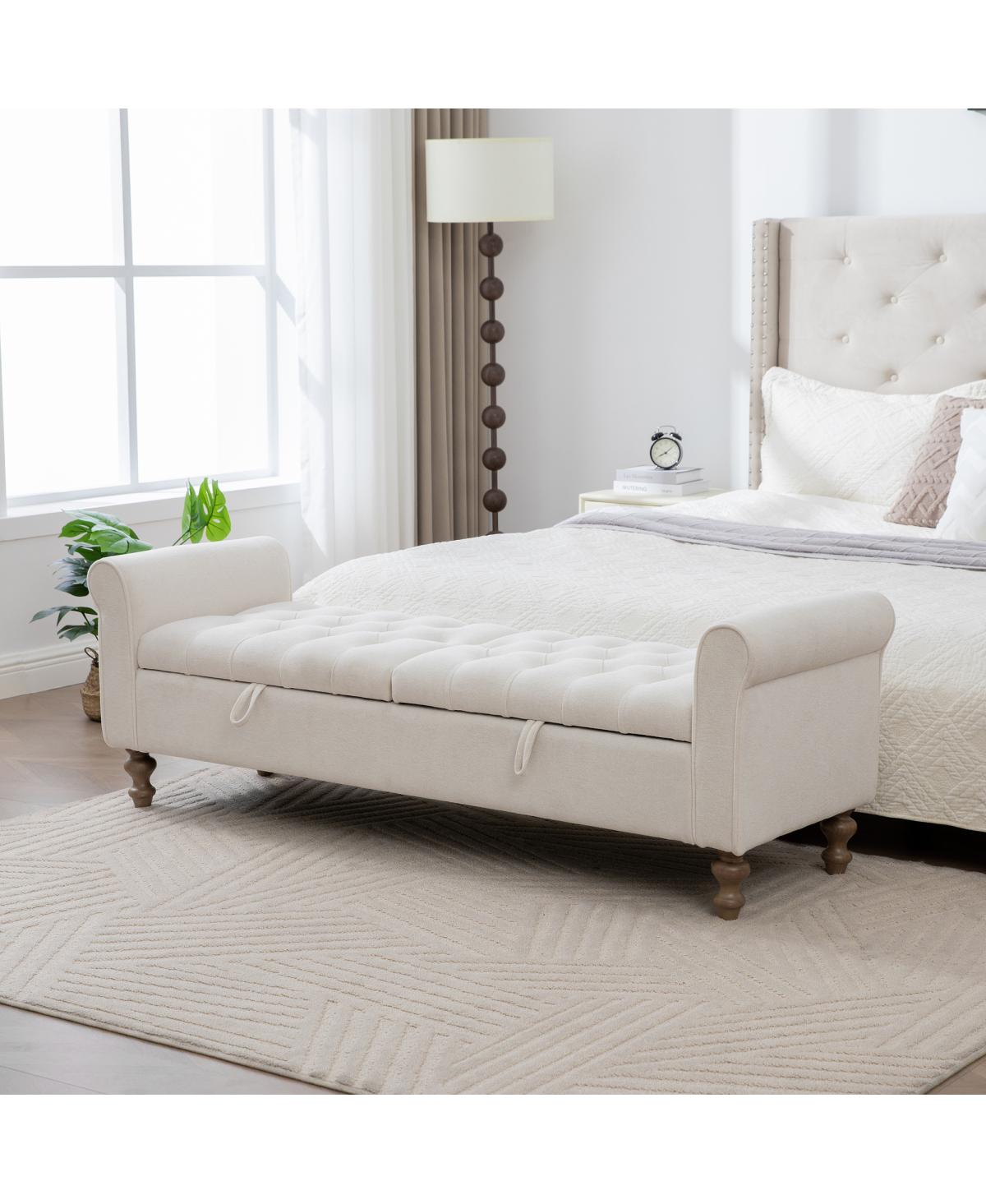 Click here for Streamdale Furniture 65.75 Modern Upholstered Stor... prices
