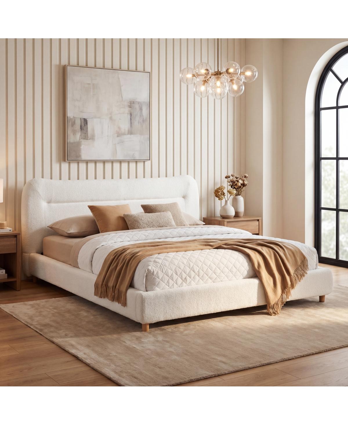 Click here for Streamdale Furniture Minimalist curved headboard t... prices
