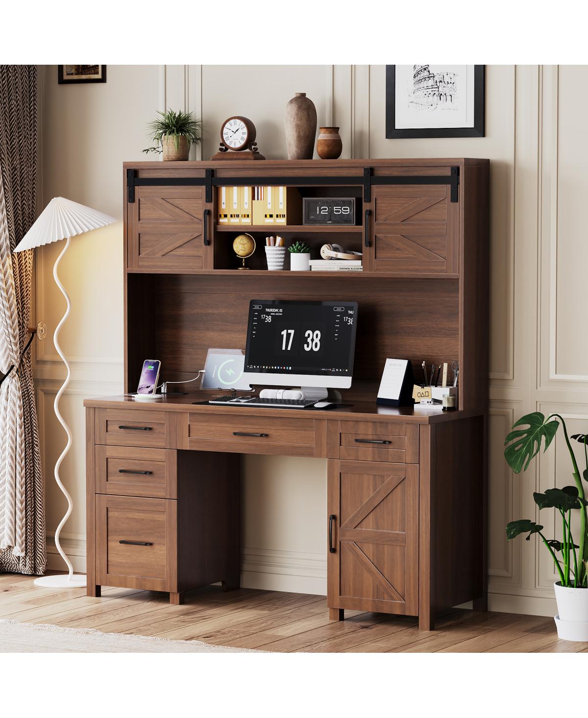 Click here for Streamdale Furniture Farmhouse Executive Desk with... prices