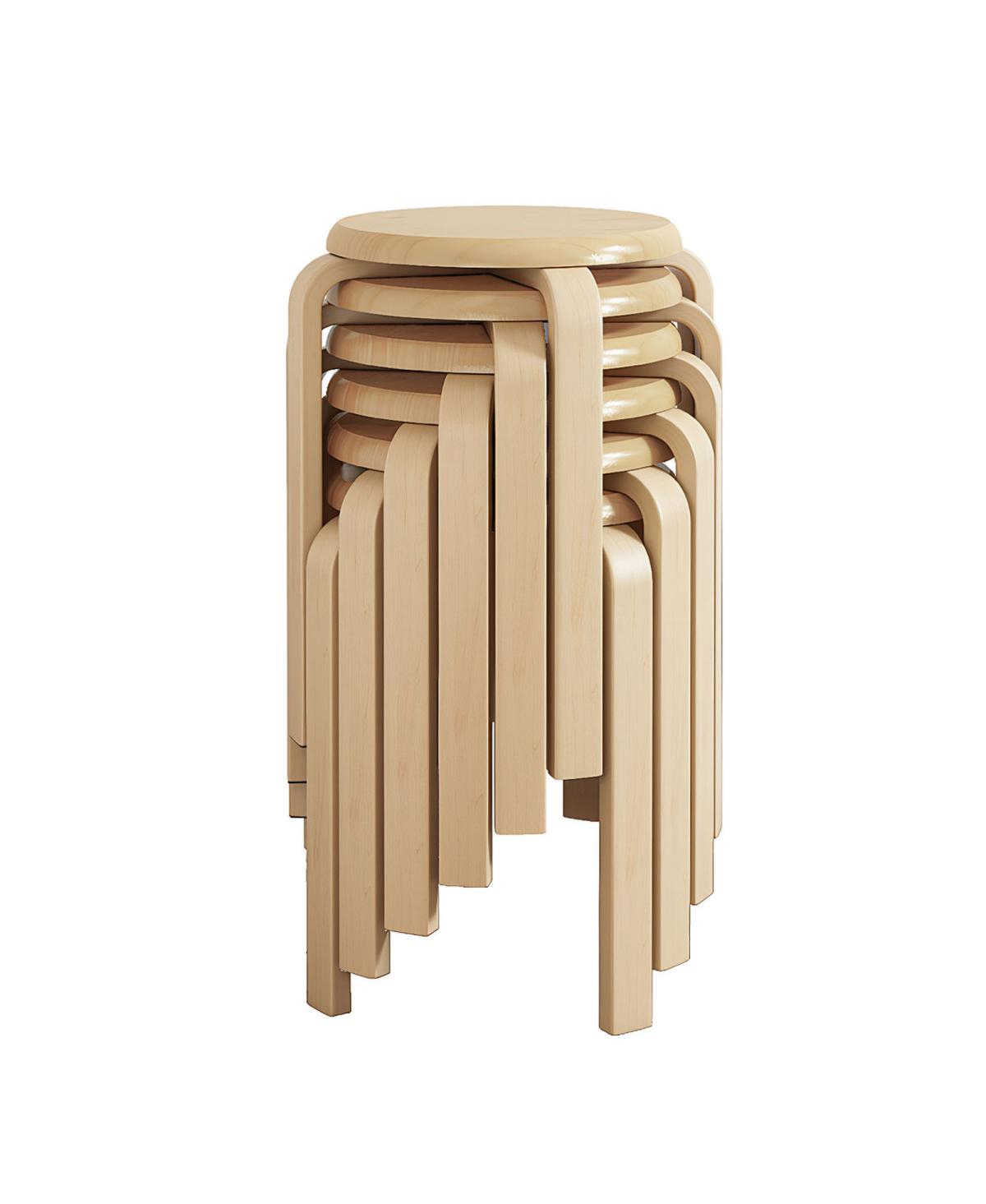 Click here for Streamdale Furniture 6-Piece Stackable Bentwood St... prices