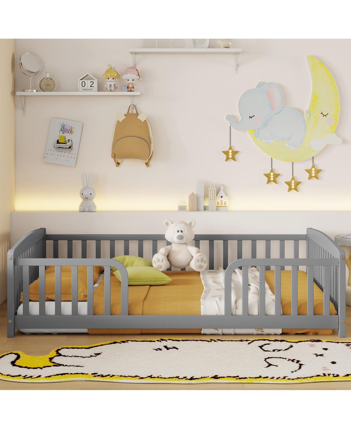 Click here for Streamdale Furniture Full Size Floor Fence Bed wit... prices