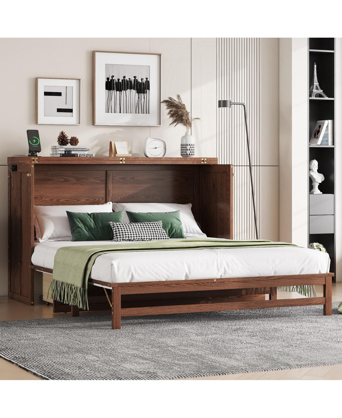 Click here for Streamdale Furniture Murphy Bed Cabinet Queen with... prices