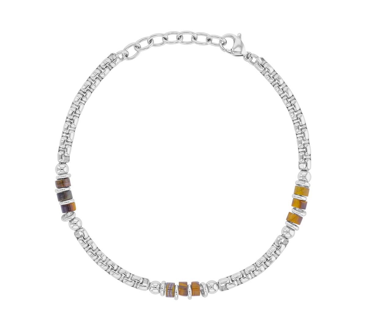 Click here for Quiksilver Mens Platinum-Plated Steel Tiger Eye Cy... prices