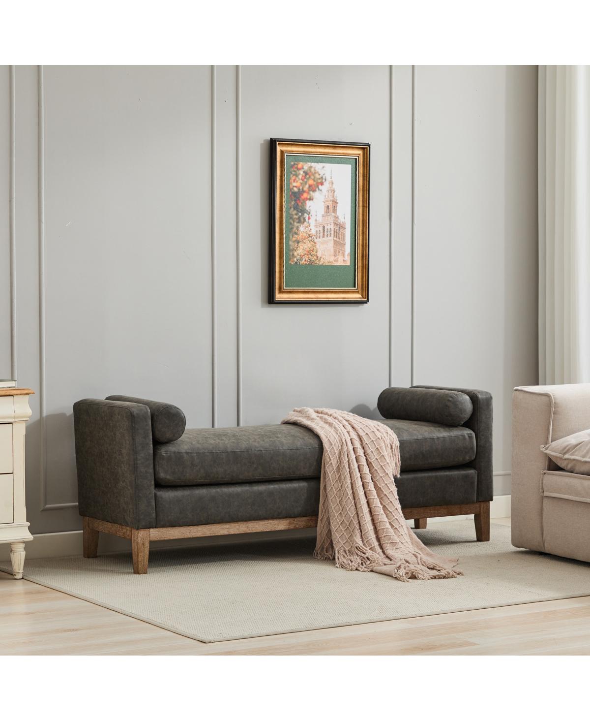 Click here for Streamdale Furniture 66.34W Upholstered End of Bed... prices