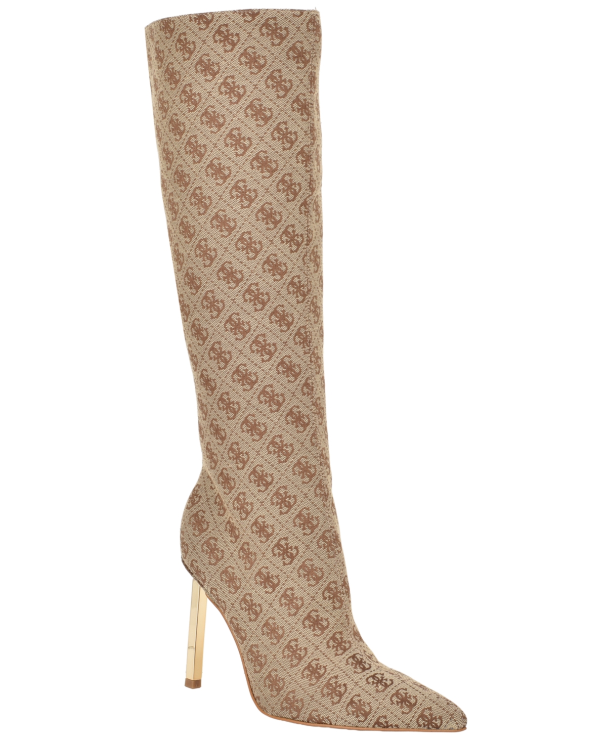 Click here for Guess Womens Candeley Pointed Toe Tall Boots - Bro... prices