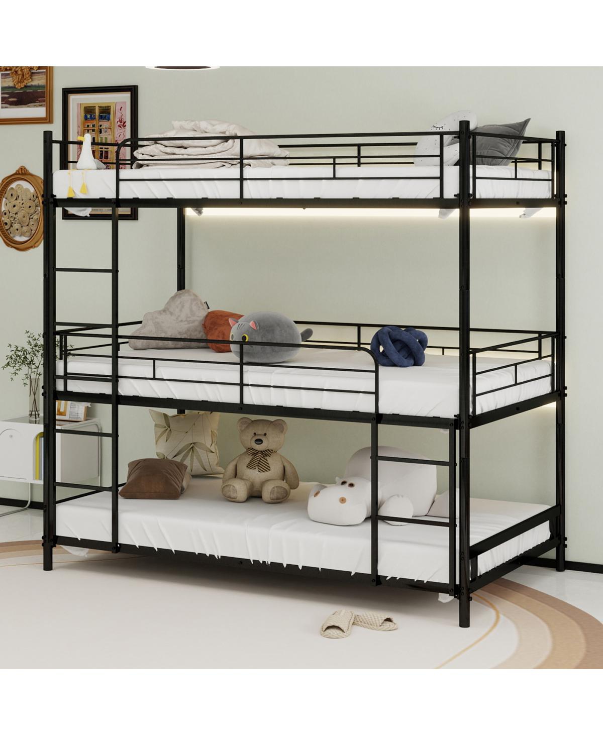 Click here for Streamdale Furniture Heavy-Duty Triple Bunk Bed wi... prices